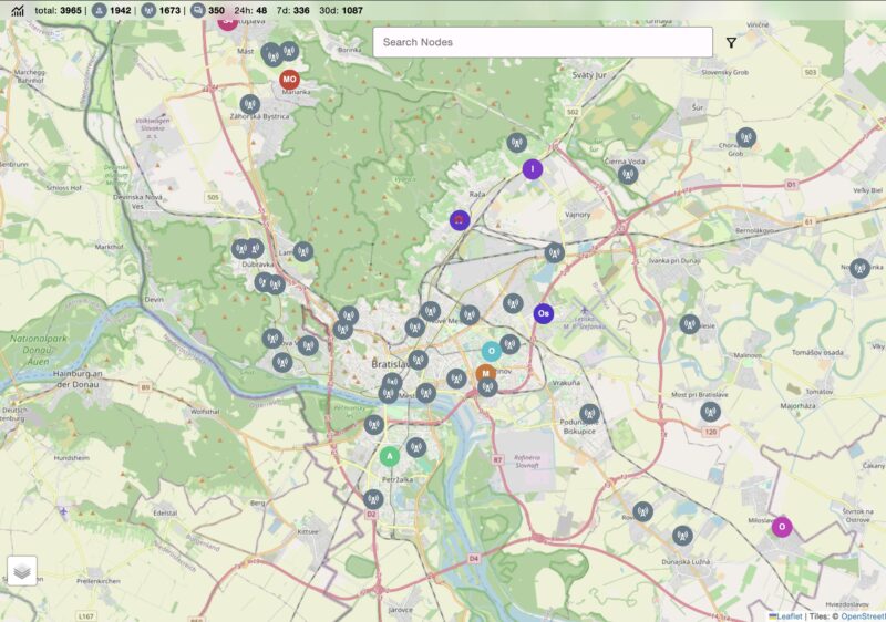 MeshCore IoT aktivity na Slovensku European Hamradio portal